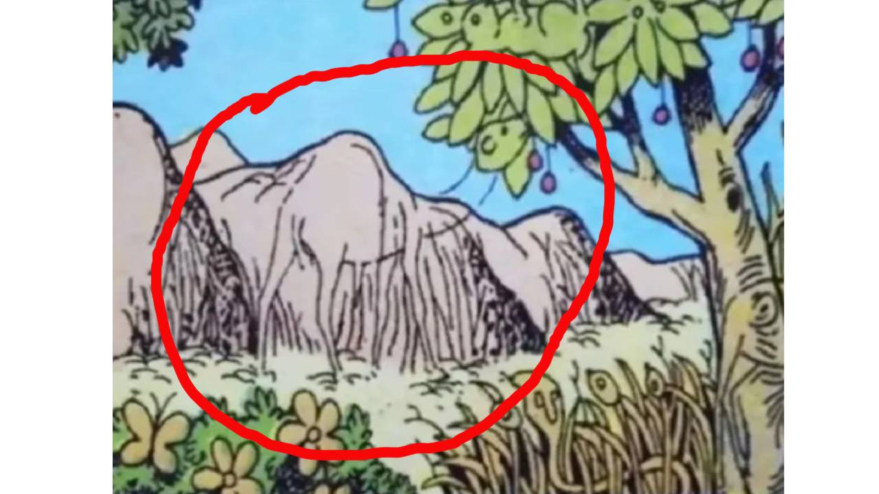 या चित्रात लपलेला उंट शोधून दाखवा! - Marathi News | Optical illusion ...